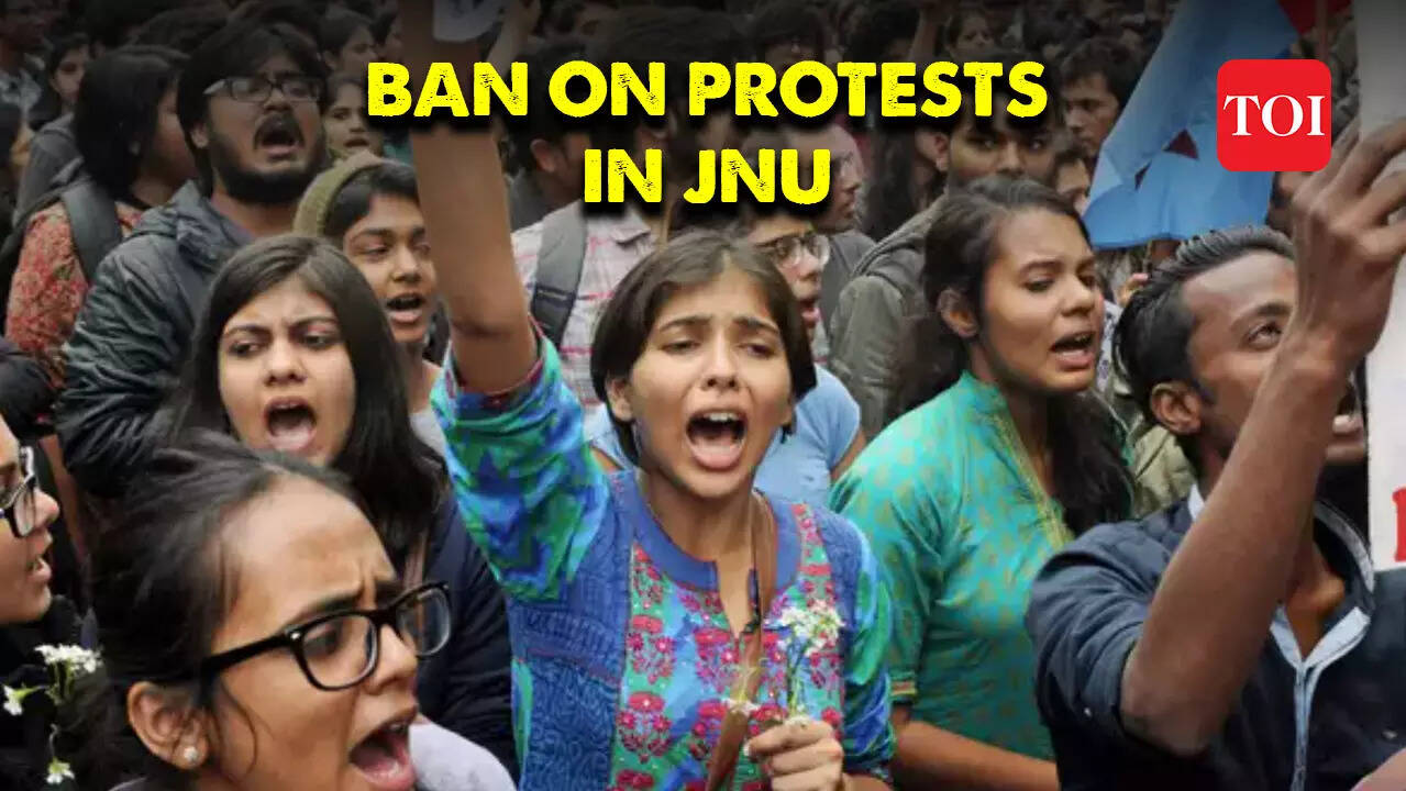 JNU bans protests on campus: Rs 20,000 fine or expulsion for posters ...