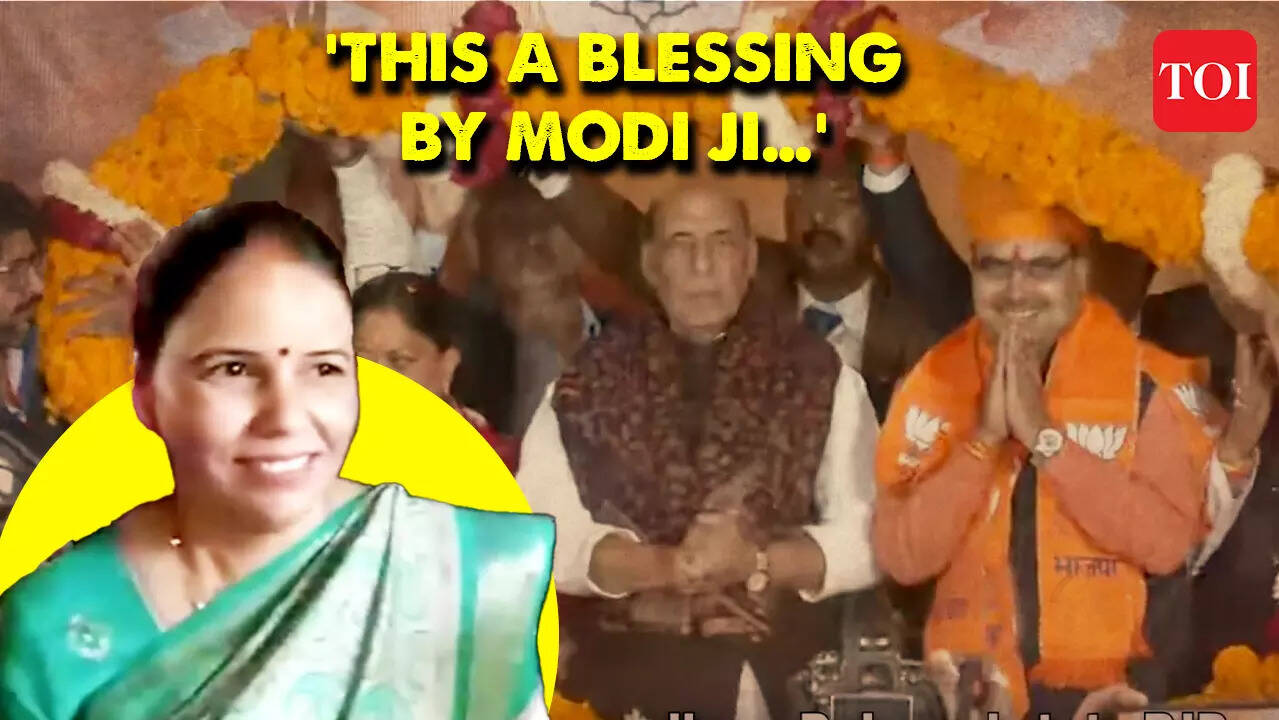 Gratitude and Blessings: Wife of Rajasthan CM designate Bhajan Lal ...