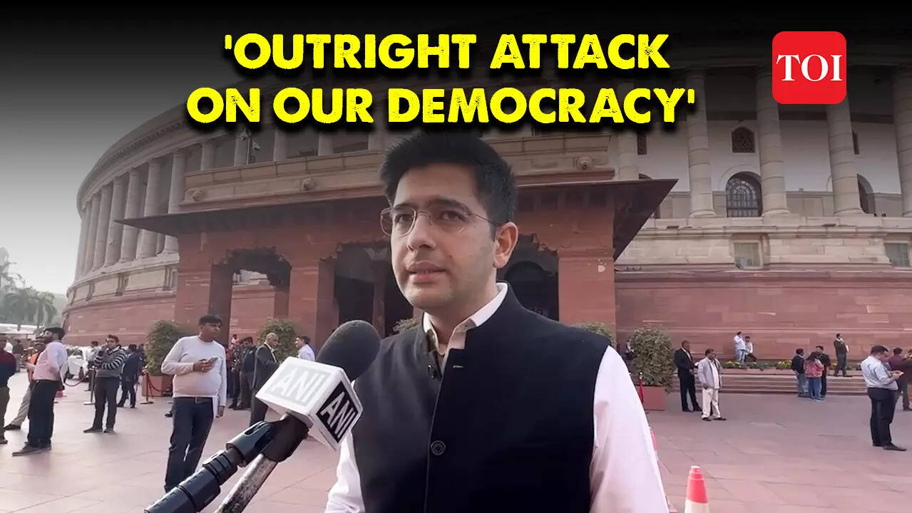 Raghav Chadha on Lok Sabha security breach: ‘Not just a security breach but an outright attack ...