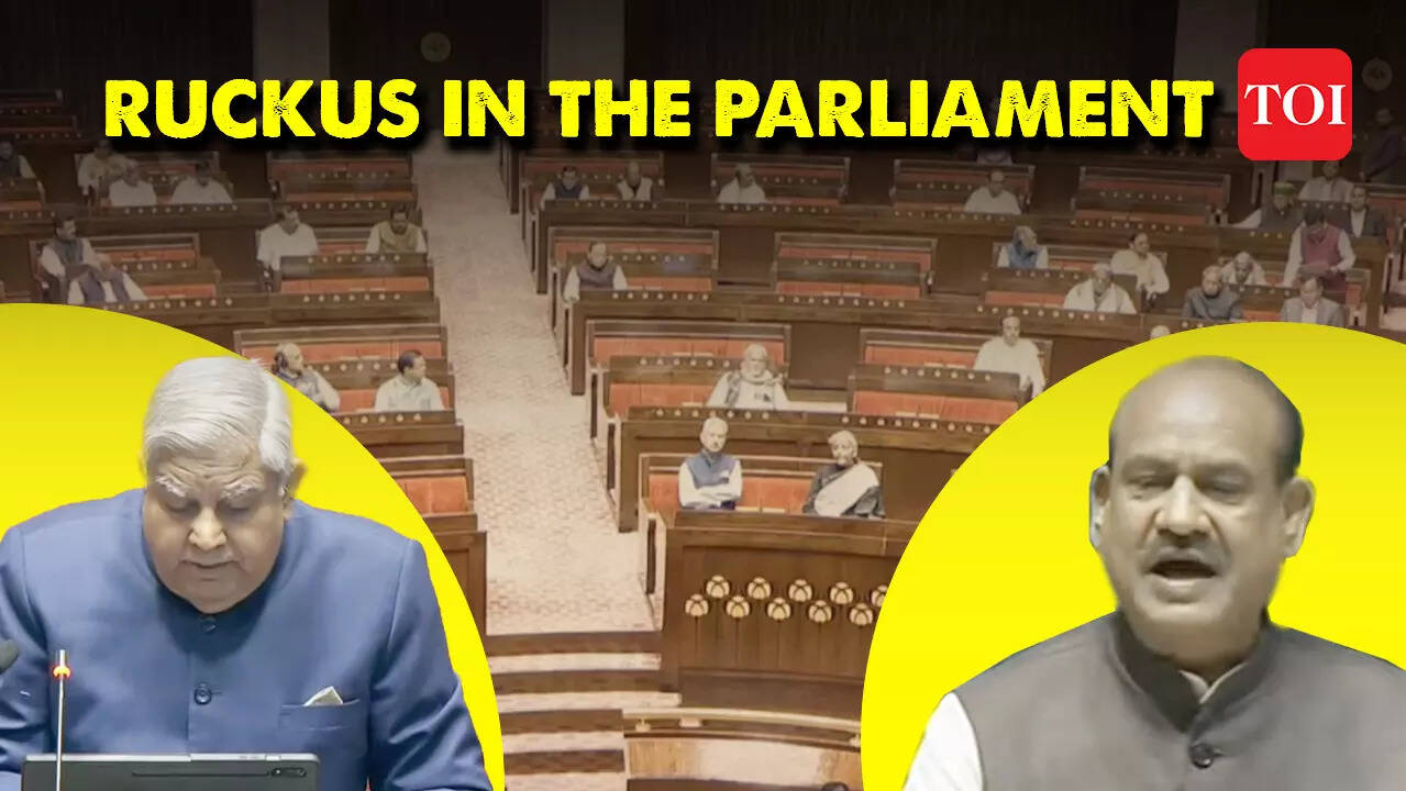 Watch: Parliament security breach sparks 'Tanashahi nahi chalegi' uproar in Lok Sabha, Turmoil ...