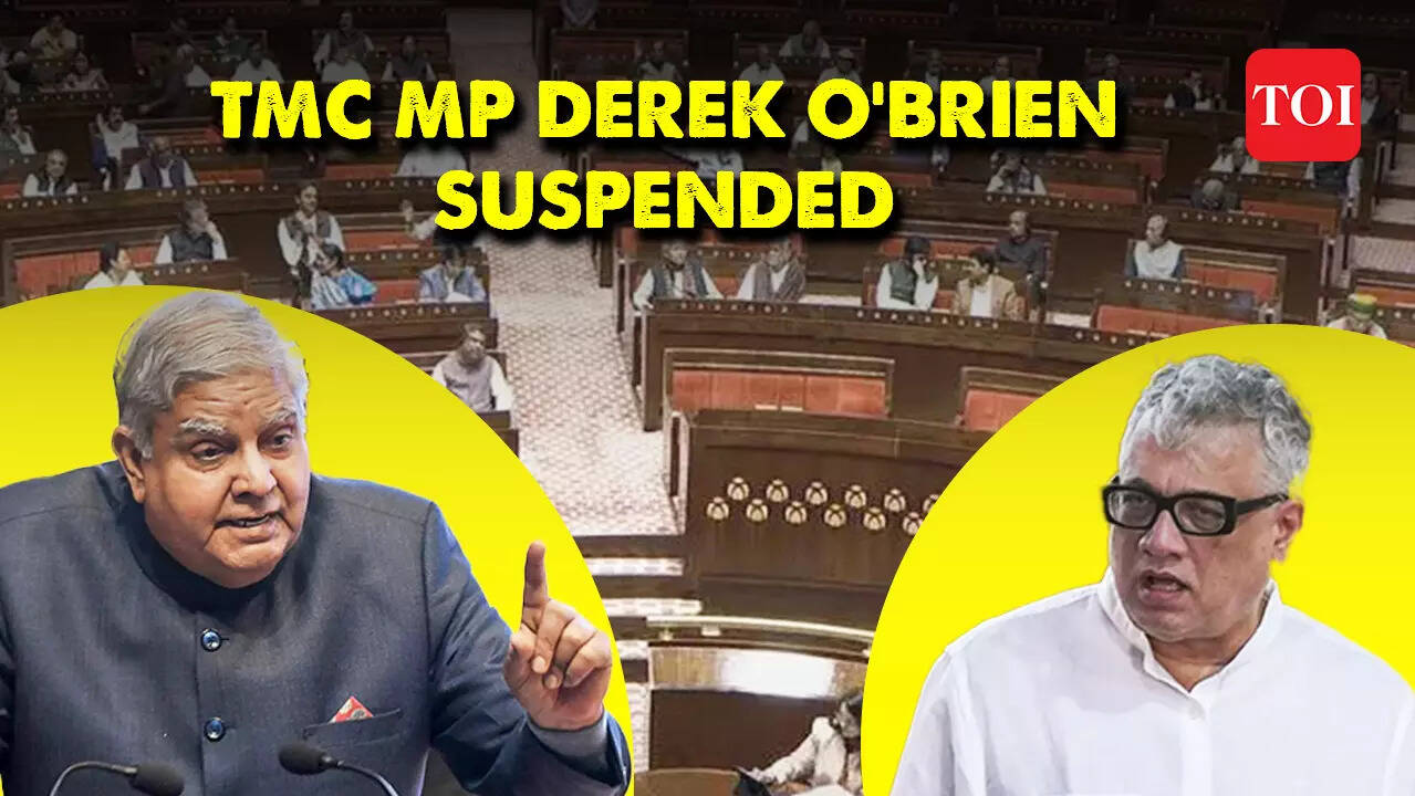 Parliament security breach: TMC MP Derek O'Brien suspended from Rajya Sabha for remainder of ...