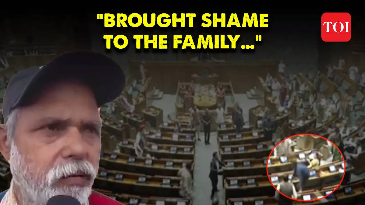 “Brought shame to the family…” says Parliament intruder Sagar Sharma’s ...