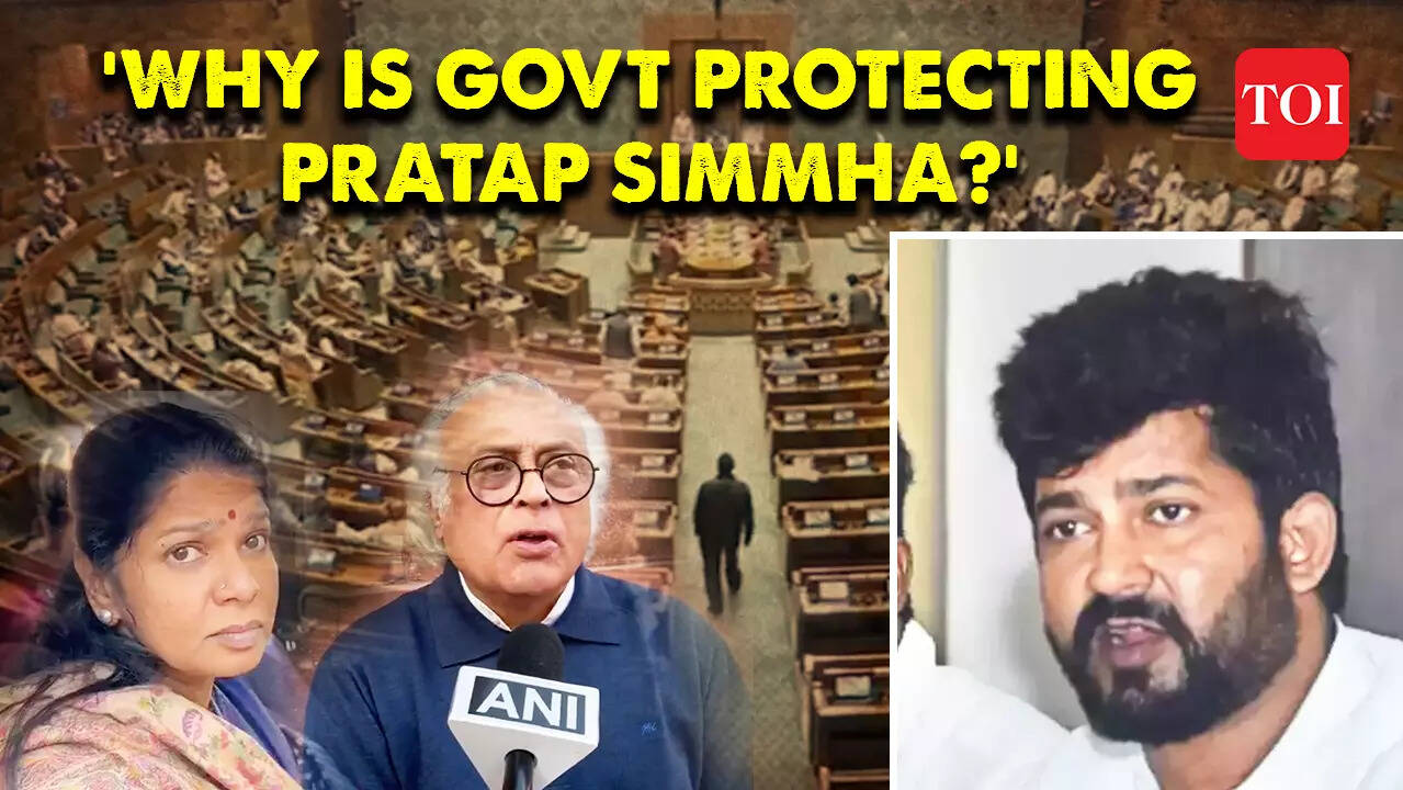 Parliament security breach case: Opposition slams BJP for protecting Mysuru MP Pratap Simmha
