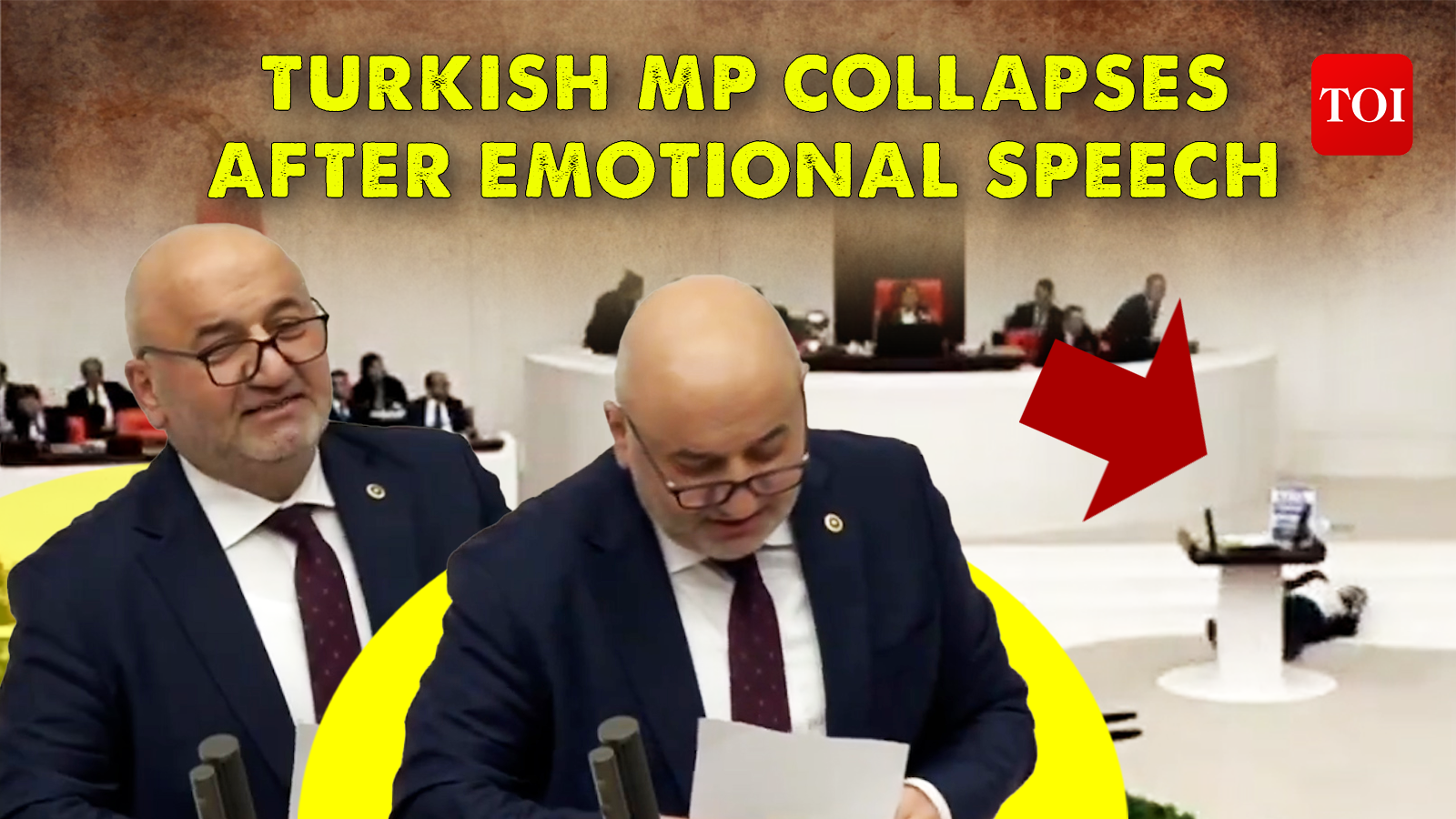 On cam: Turkey’s Opposition MP suffers heart attack after emotional ...