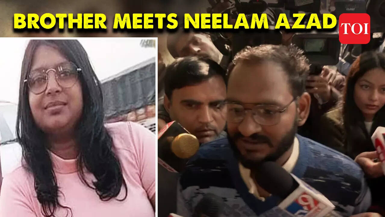 Watch: Parliament security breach accused Neelam Azad's brother arrives ...