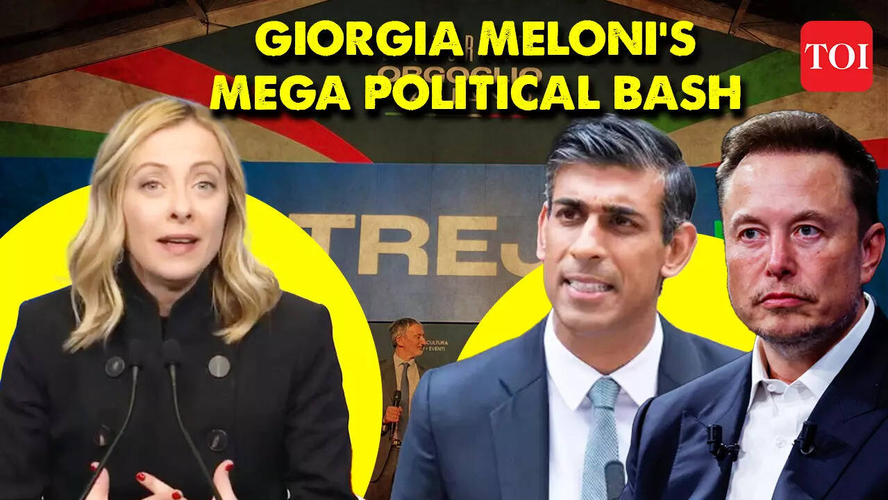 Giorgia Meloni's Fantasy Party: Elon Musk & Rishi Sunak to attend Italy ...