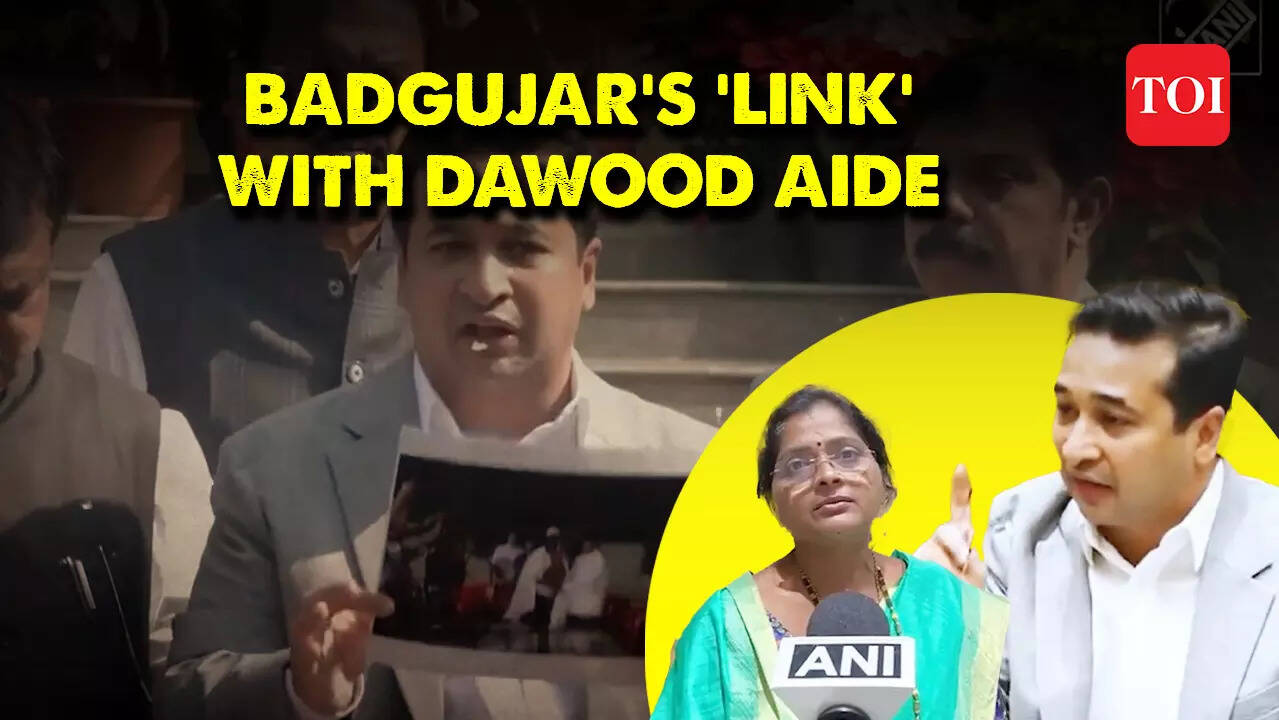 BJP’s big allegation on UBT sena leader Sudhakar Badgujar’s ‘link’ with Dawood aide sparks row