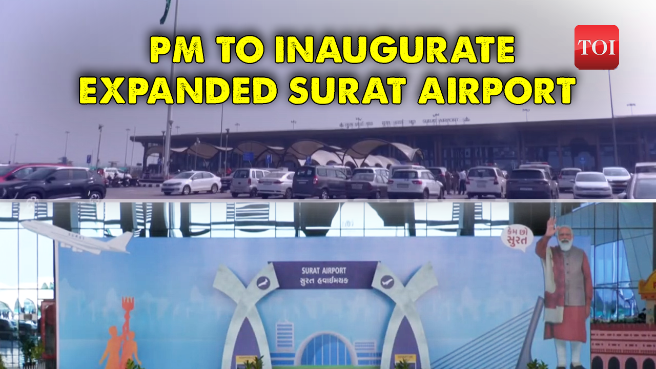 Watch! Surat Airport's stunning new terminal that will be inaugurated by PM Modi