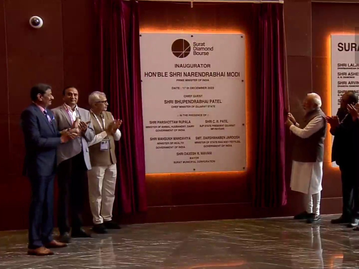 Surat Diamond Bourse: PM Modi inaugurates 'larger than Pentagon' office ...