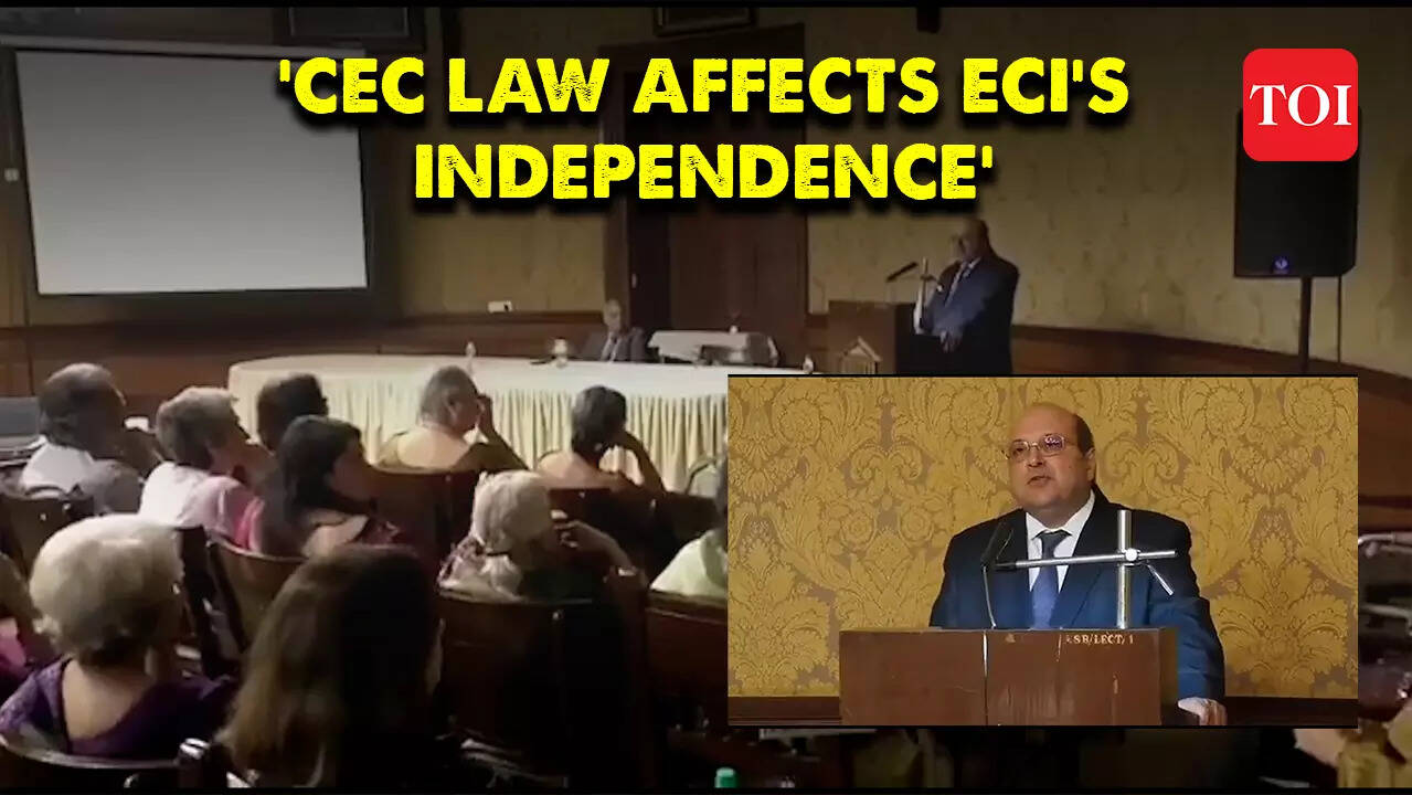 Justice Rohinton Nariman on CEC law: 'Disturbing fact that the CJI is substituted by a minister ...