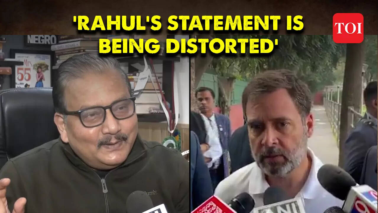 RJD MP Manoj Kumar Jha on Parliament incident: 'BJP, media trying to manipulate Rahul Gandhi’s ...