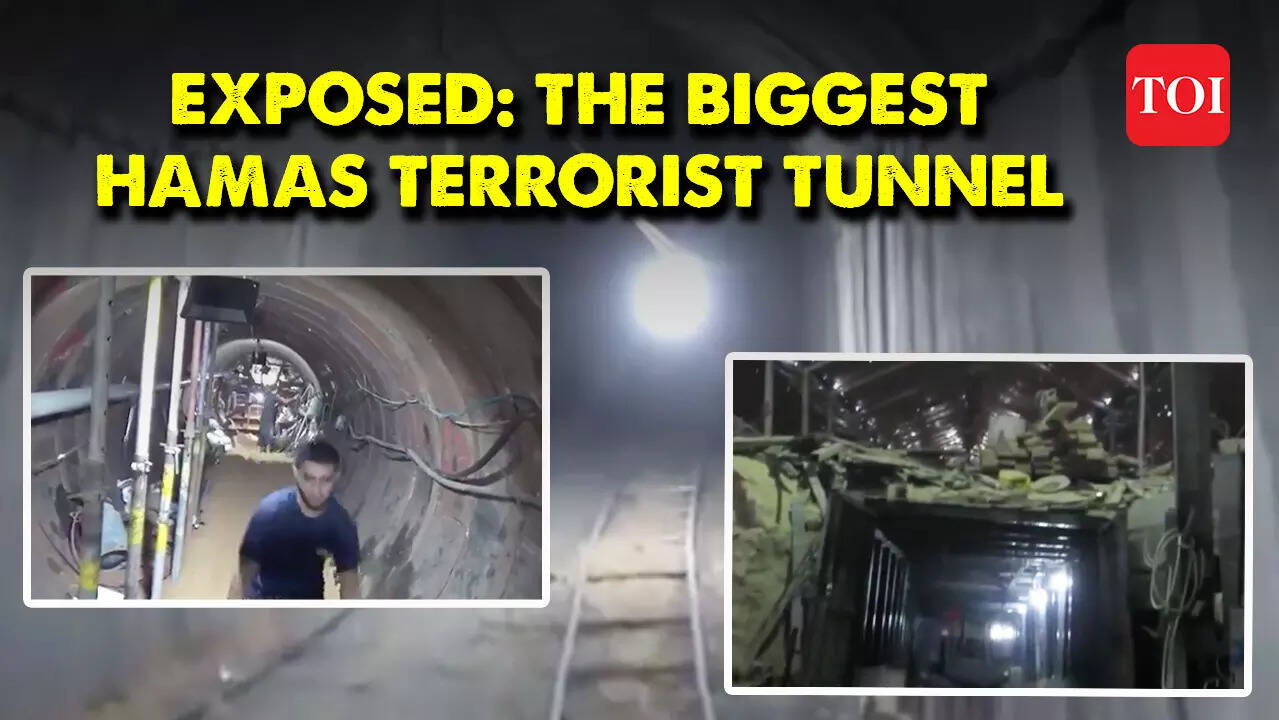 Israel's Shocking Discovery: Massive 4-Kilometer Hamas tunnel network ...