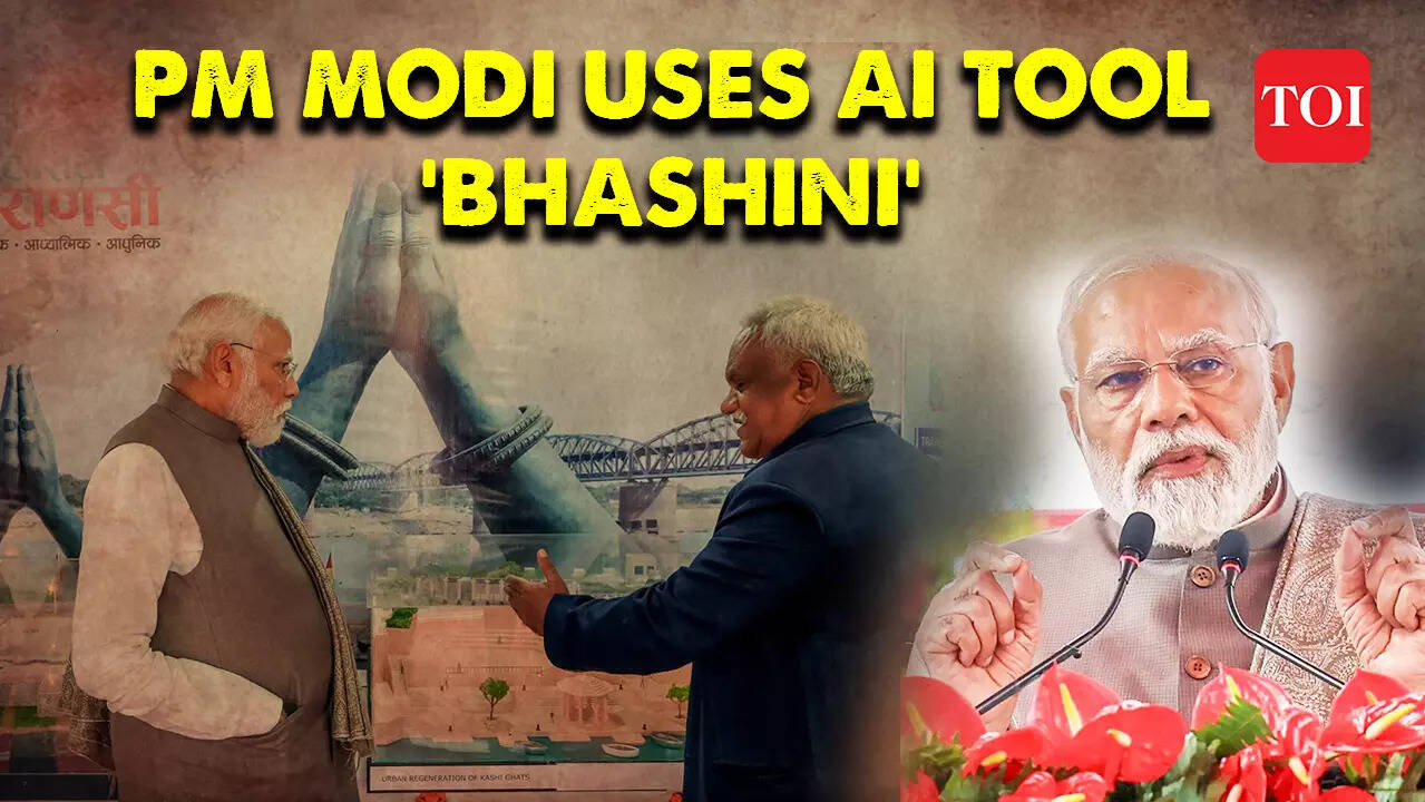 "This is a new beginning…,” PM Modi uses AI tool ‘Bhashini’ while ...