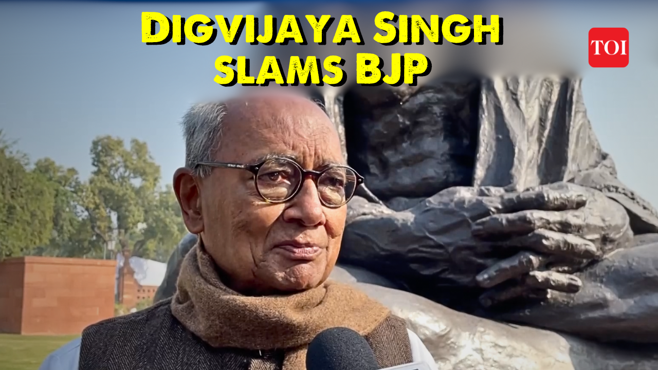 “Pre-planned attack to abolish democracy”: Digvijaya Singh slams BJP over suspension of MPs