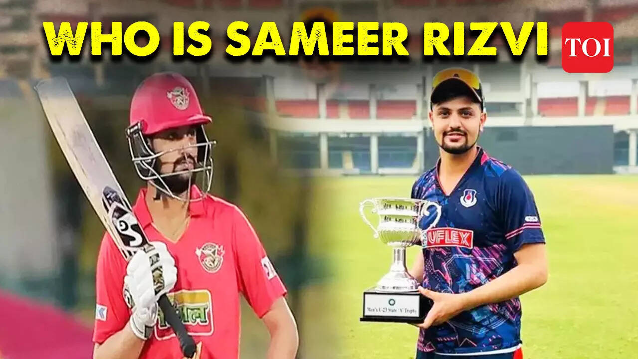 'A dream come true': Cricketer Sameer Rizvi on being acquired by CSK ...