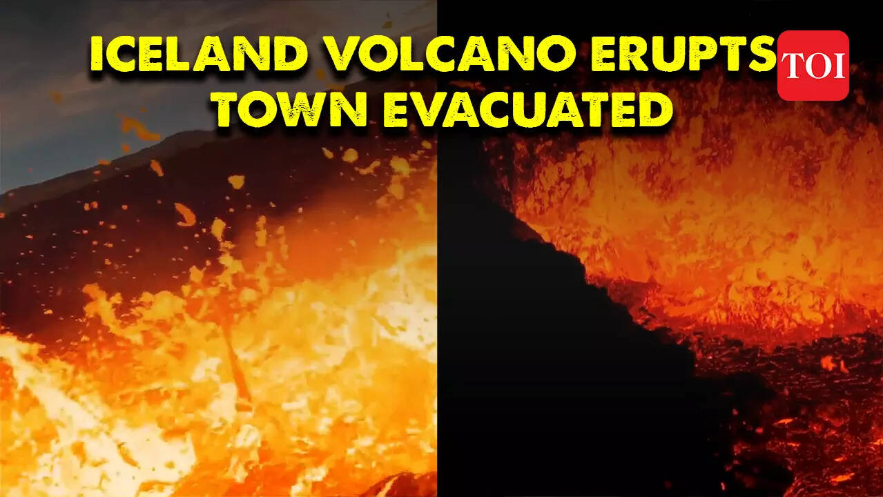 volcano: Iceland volcano erupts, spews lava; Grindavík evacuated ...
