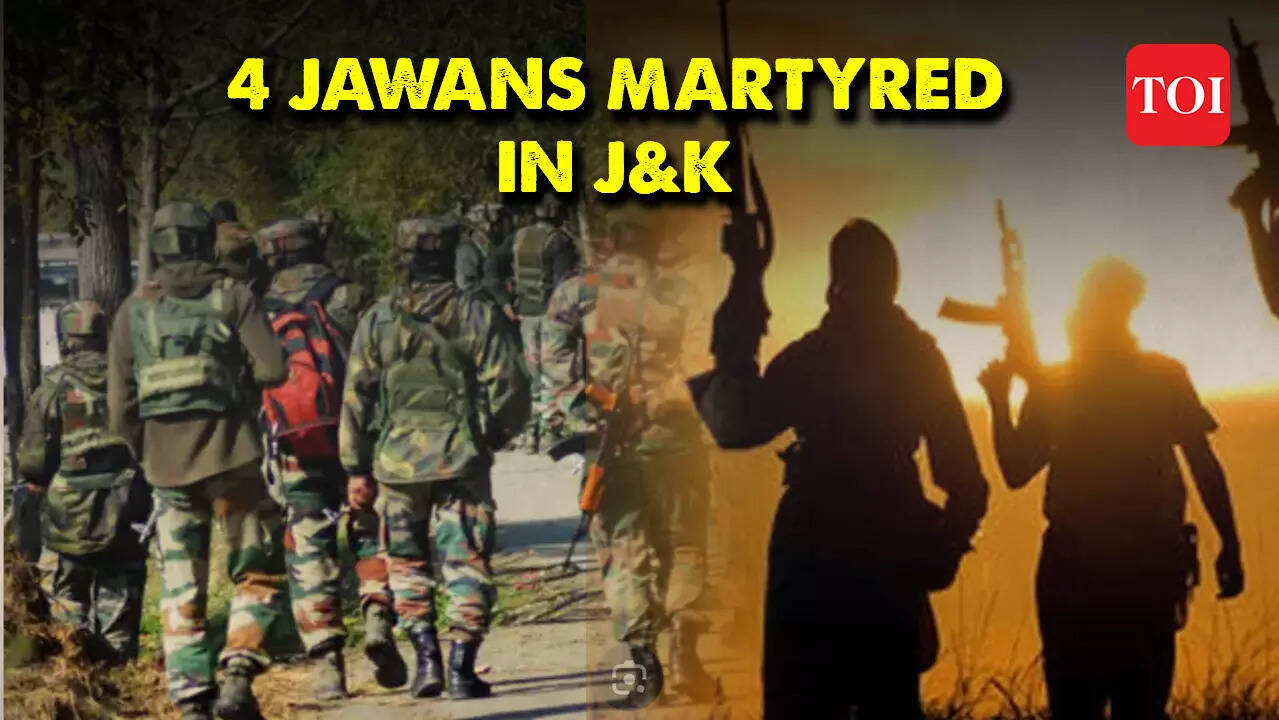 Jammu and Kashmir: 4 soldiers die, 2 injured after terrorists attack army vehicles