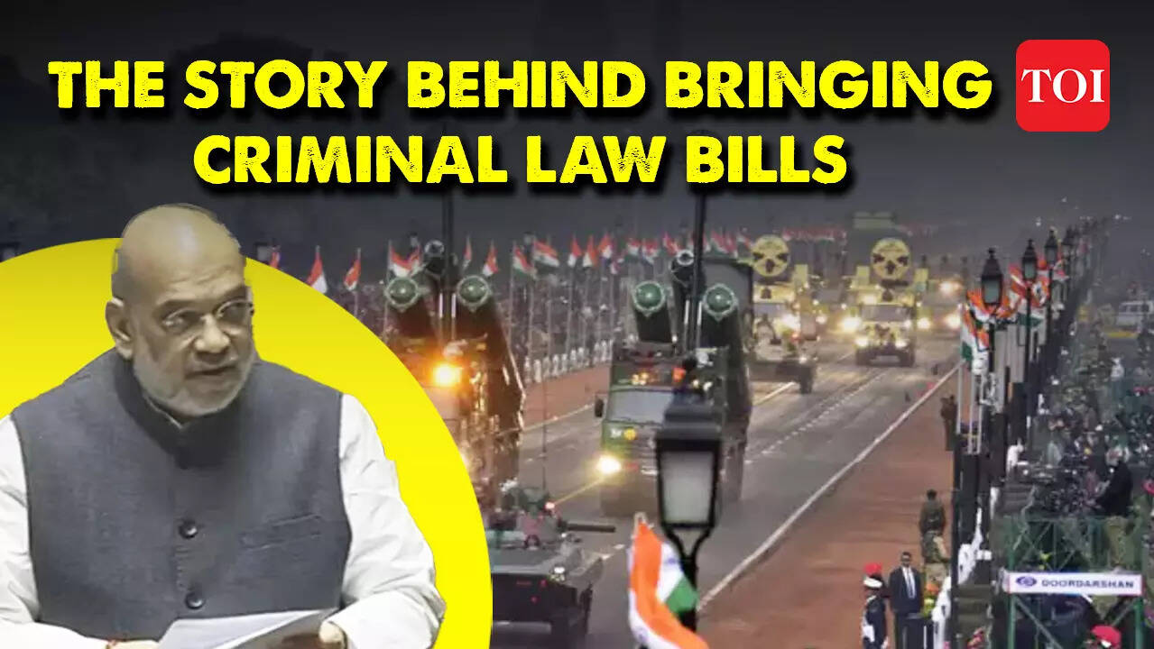 HM Amit Shah in Rajya Sabha explains the main story behind bringing new criminal Law Bills