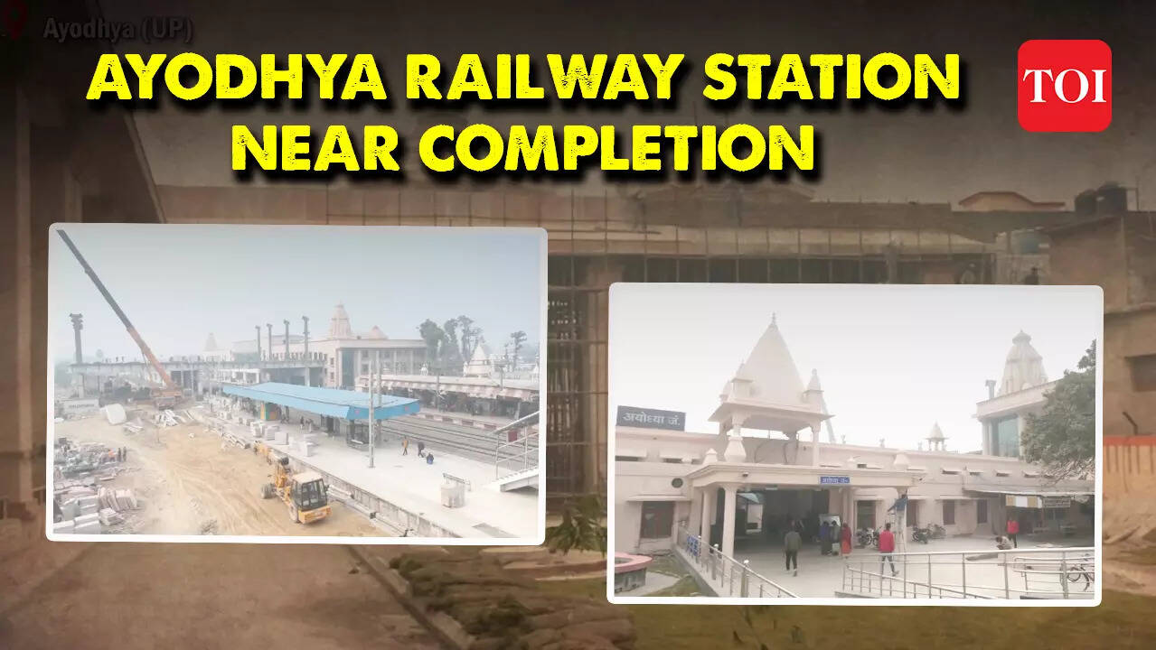 State-of-the-art Ayodhya Railway Station near completion ahead of consecration ceremony of Ram Lalla