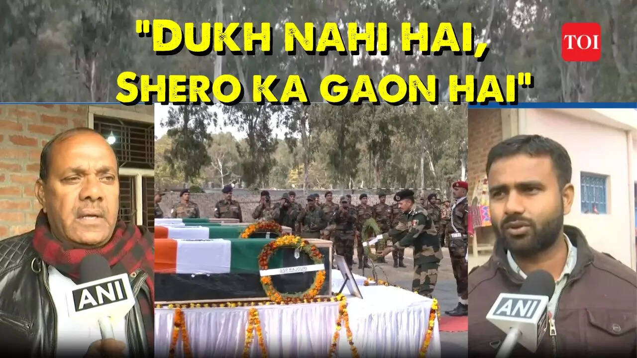 “Dukh nahi hai, Shero ka gaon hai” Relatives of slain soldier Karan Yadav