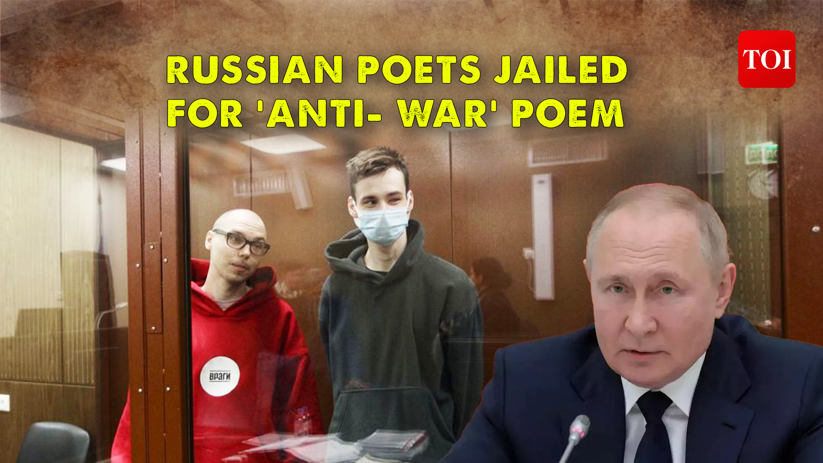 Russian poets receive heavy imprisonment for poetry against the Ukraine war