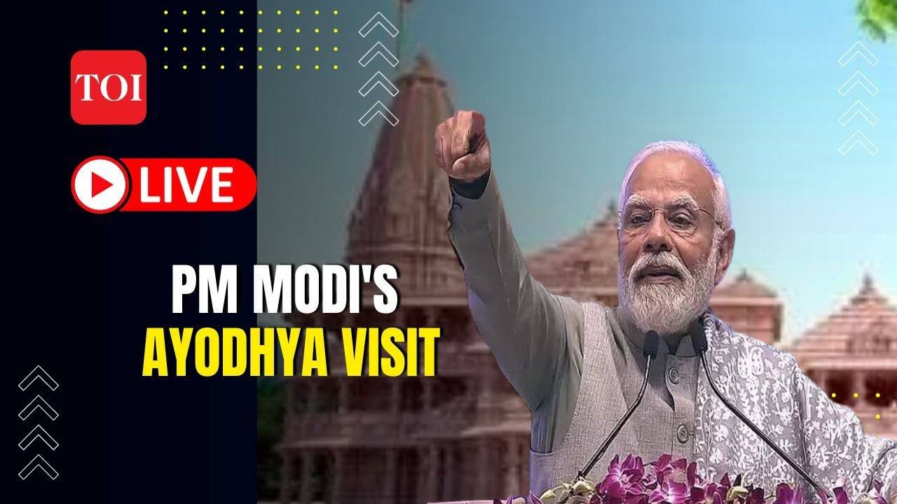Live | PM Modi in Ayodhya: Prime Minister Narendra Modi inaugurates ...