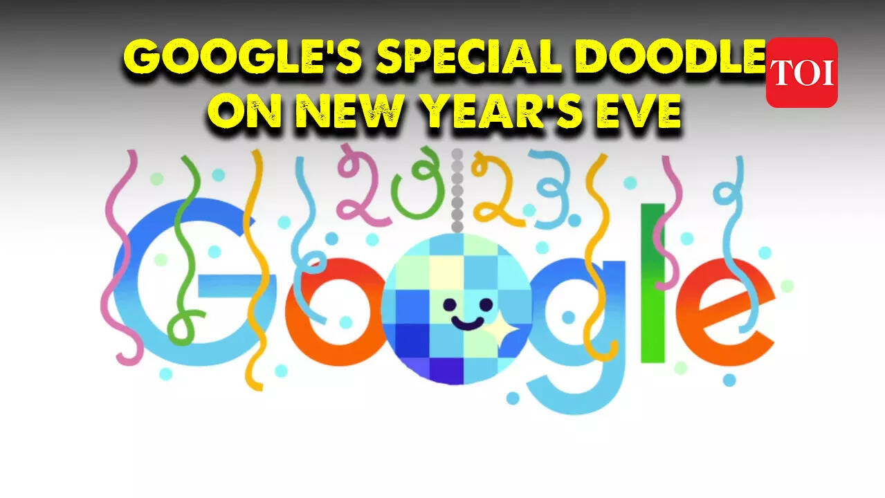 Google celebrates 2023 New Year's eve with beautiful Doodle