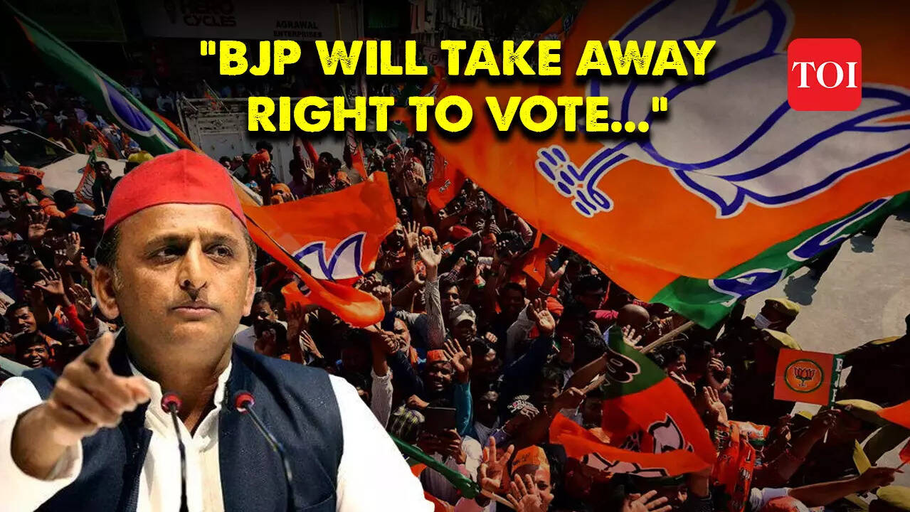 Bjp Will Take Away Right To Vote If It Comes In Power In 2024 Sp Chief