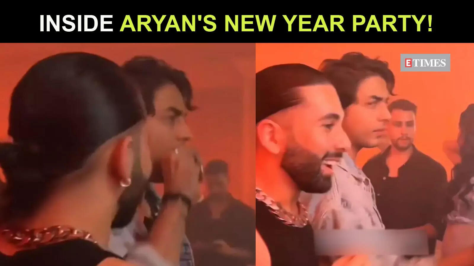 Aryan Khan parties with Orry and other friends on New Year, video goes ...