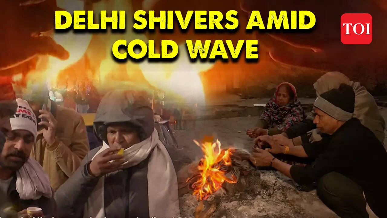 Cold wave tightens grip, Delhi shivers with 'very poor' air quality