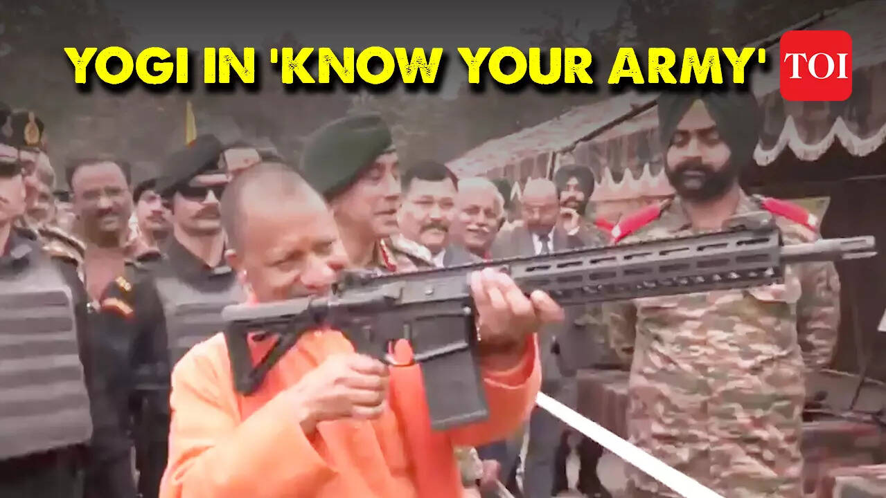 CM Yogi Adityanath visits ‘Know Your Army’ Fest in Lucknow, takes a peek at the arsenal