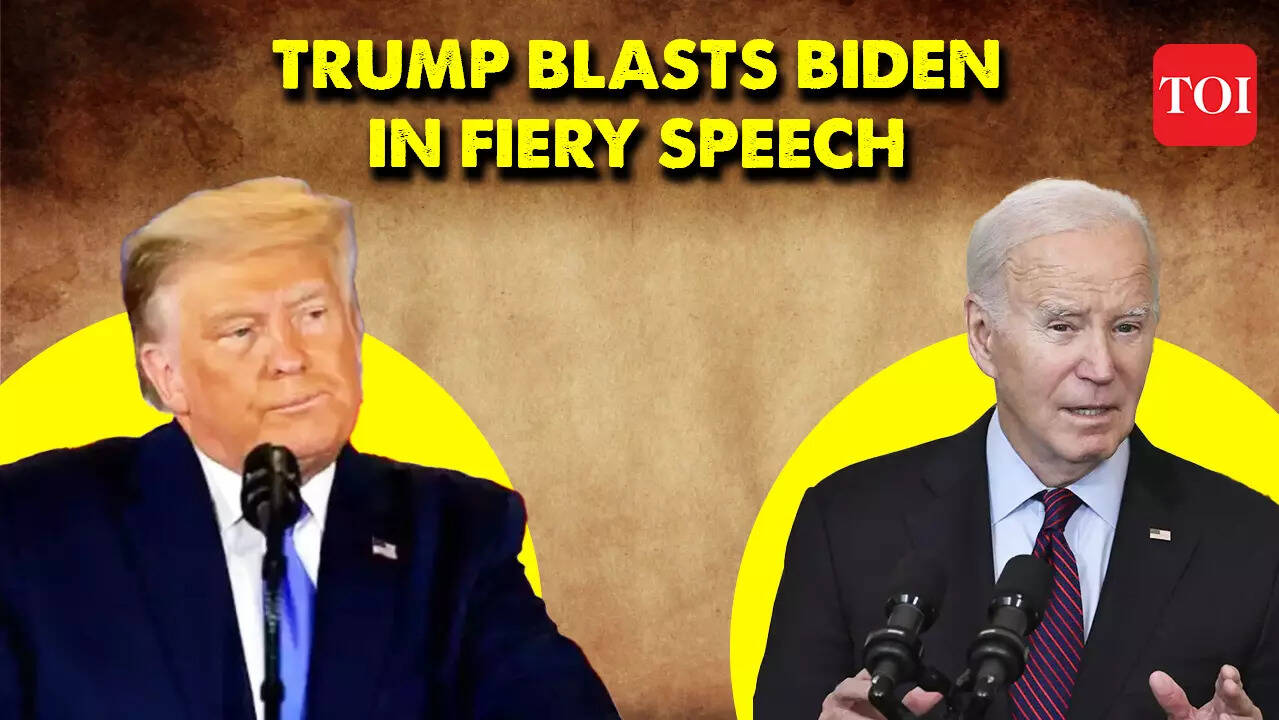 Fear Mongering Trump Hits Back At Biden In Iowa Speech As Us Election