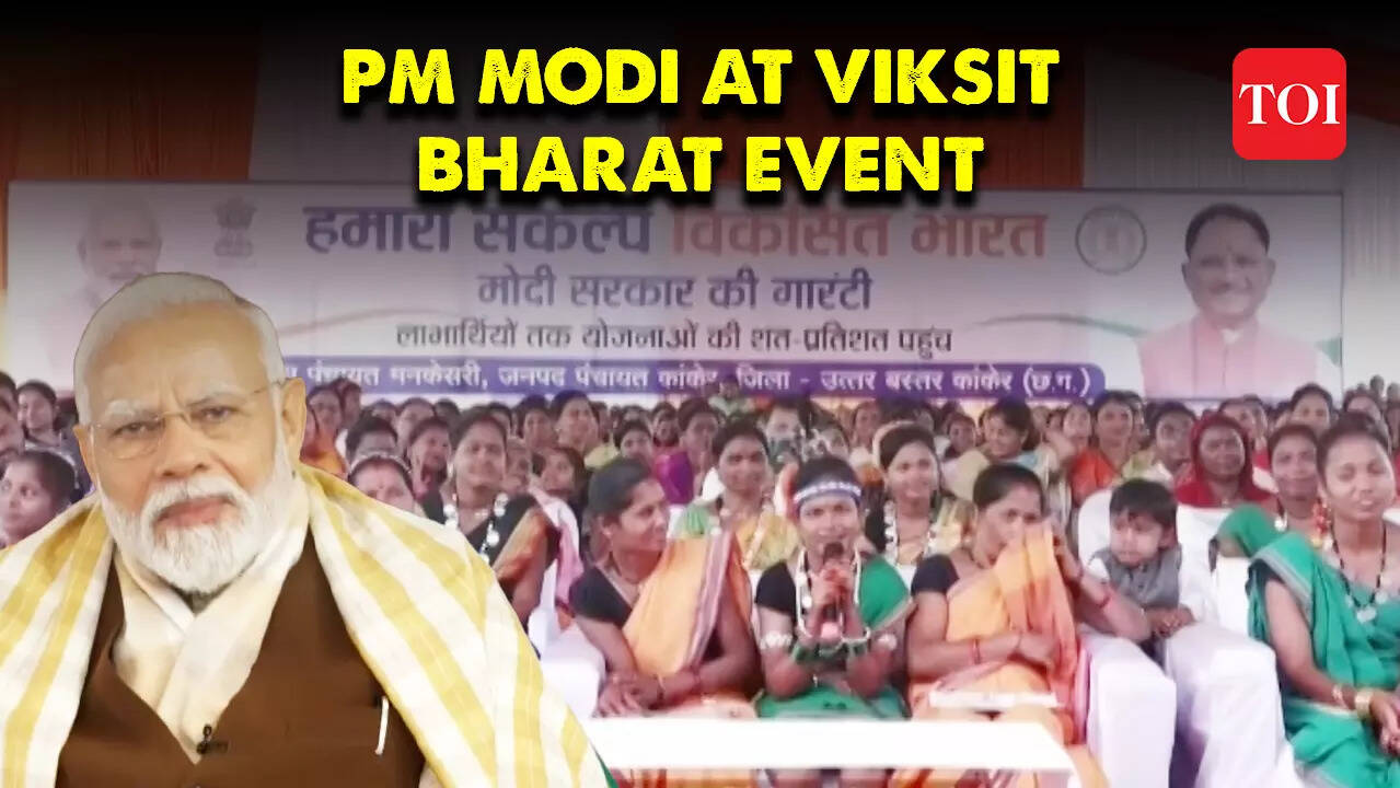 Prime Minister Narendra Modi interacts with beneficiaries of ‘Viksit ... Prime Minister Narendra Modi interacts with beneficiaries of ‘Viksit ...