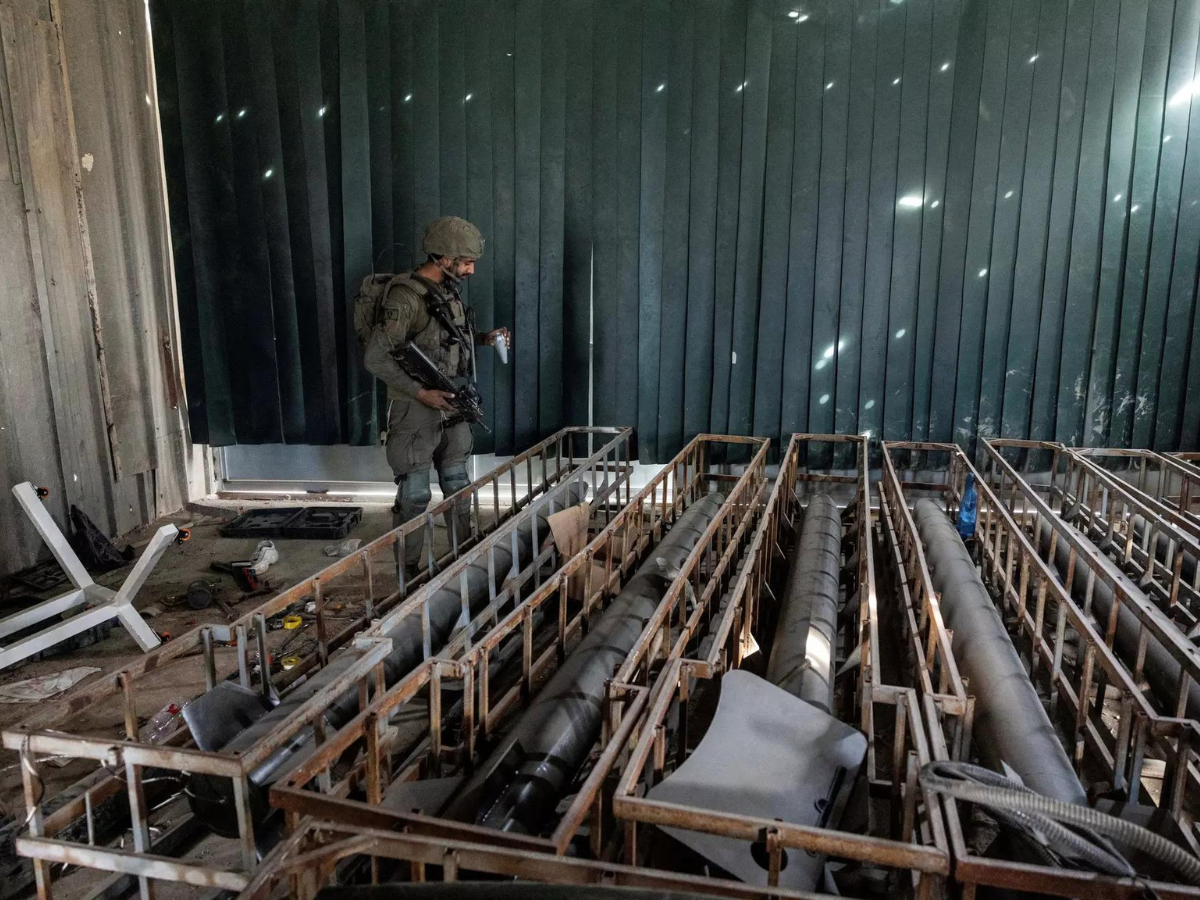 Underground weapons factory in Gaza: Israel takes control of massive ...