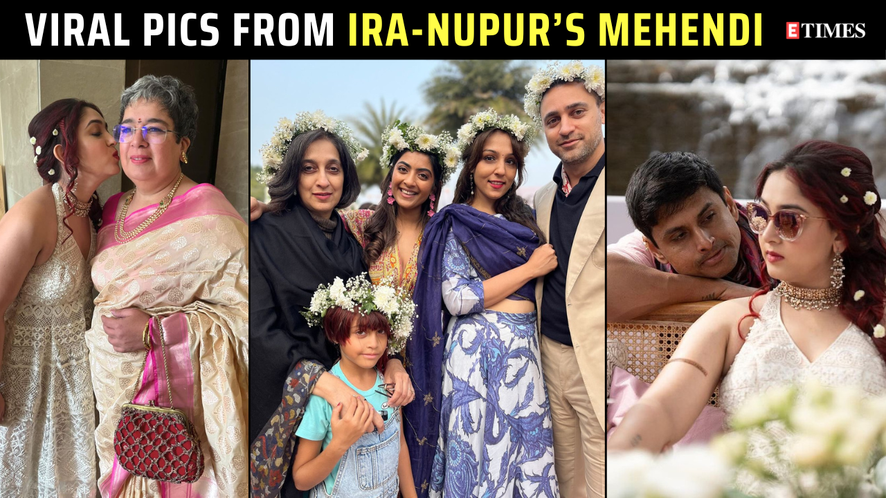 Imran Khan poses with rumoured GF Lekha & daughter Imara at Ira Khan's ...