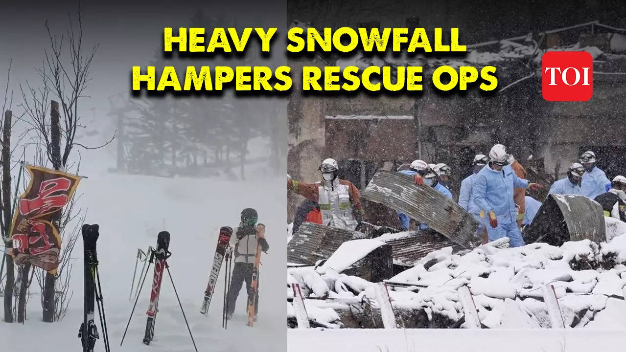 Japan Earthquake: Heavy snowfall complicates relief operations, 30,000 ...