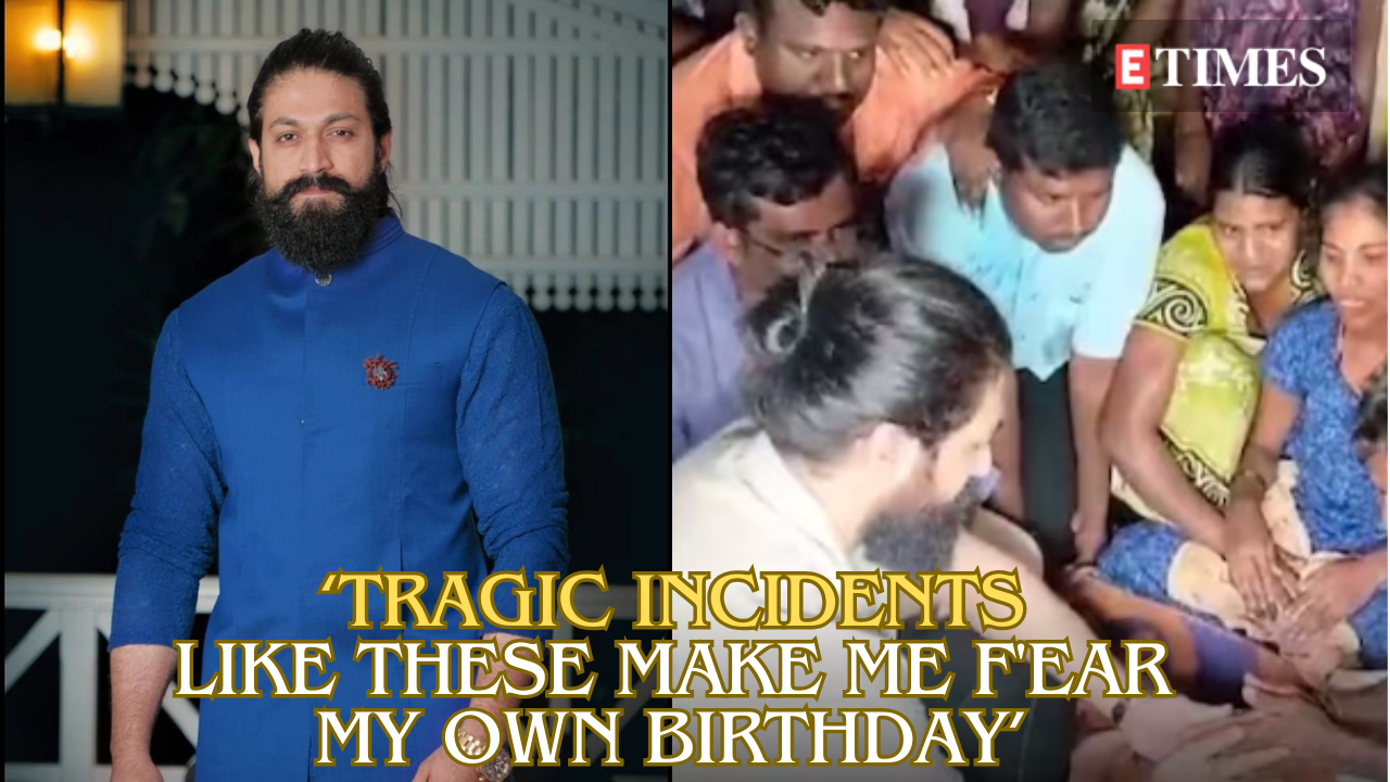 'KGF' actor Yash consoles family members of three fans who died by ...