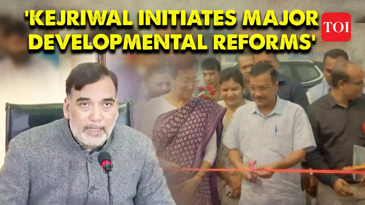 Delhi minister Gopal Rai: 'CM Arvind Kejriwal initiates major ...