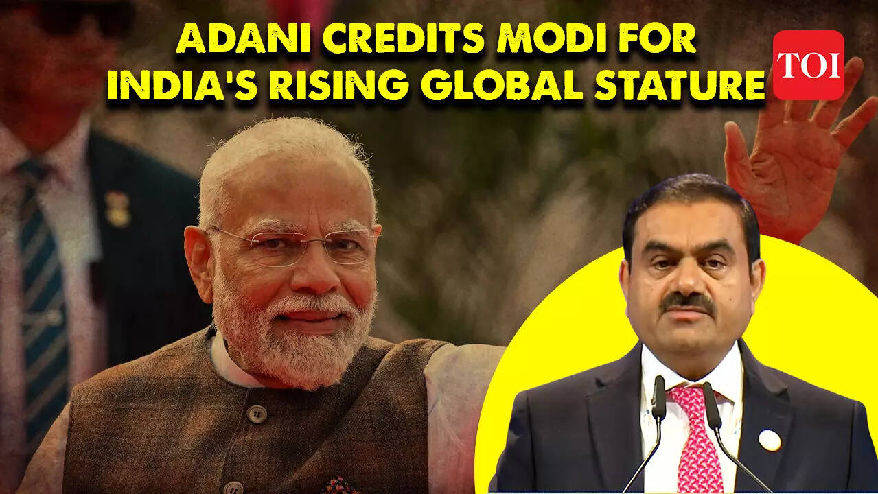 Gautam Adani credits PM Modi for India’s rising global stature