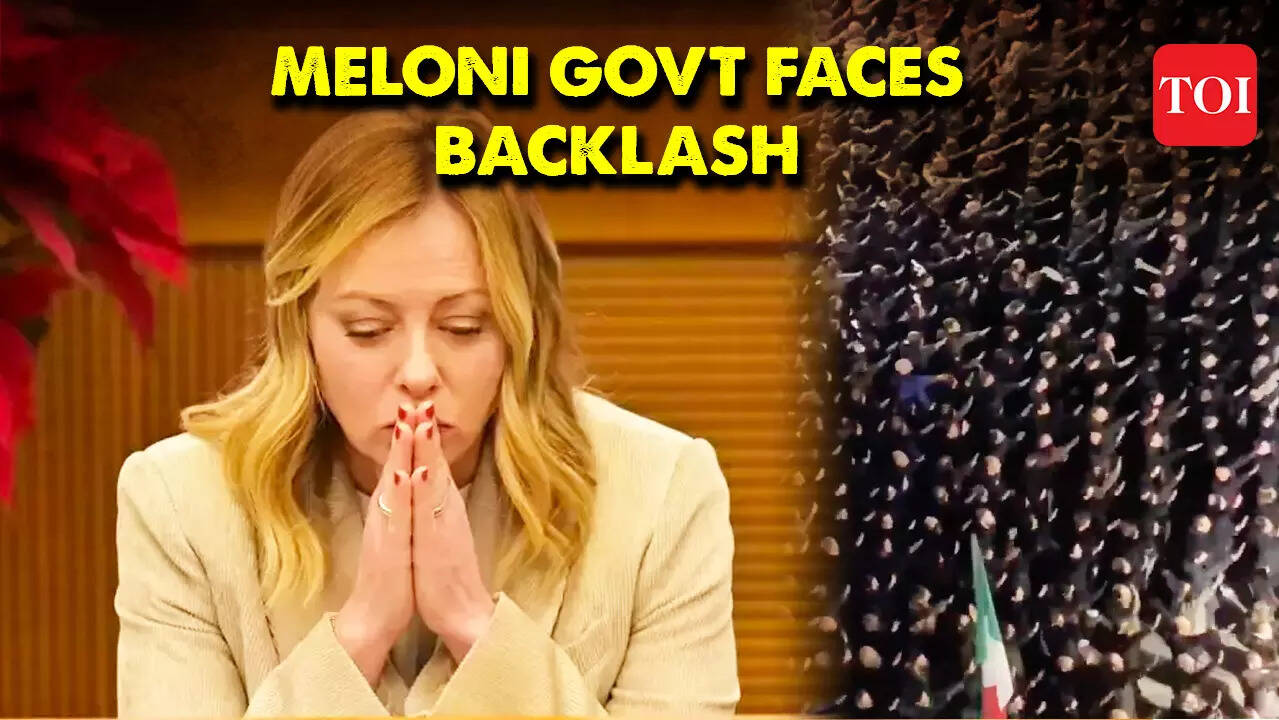 Controversial display sparks outcry: Giorgia Meloni faces criticism ...