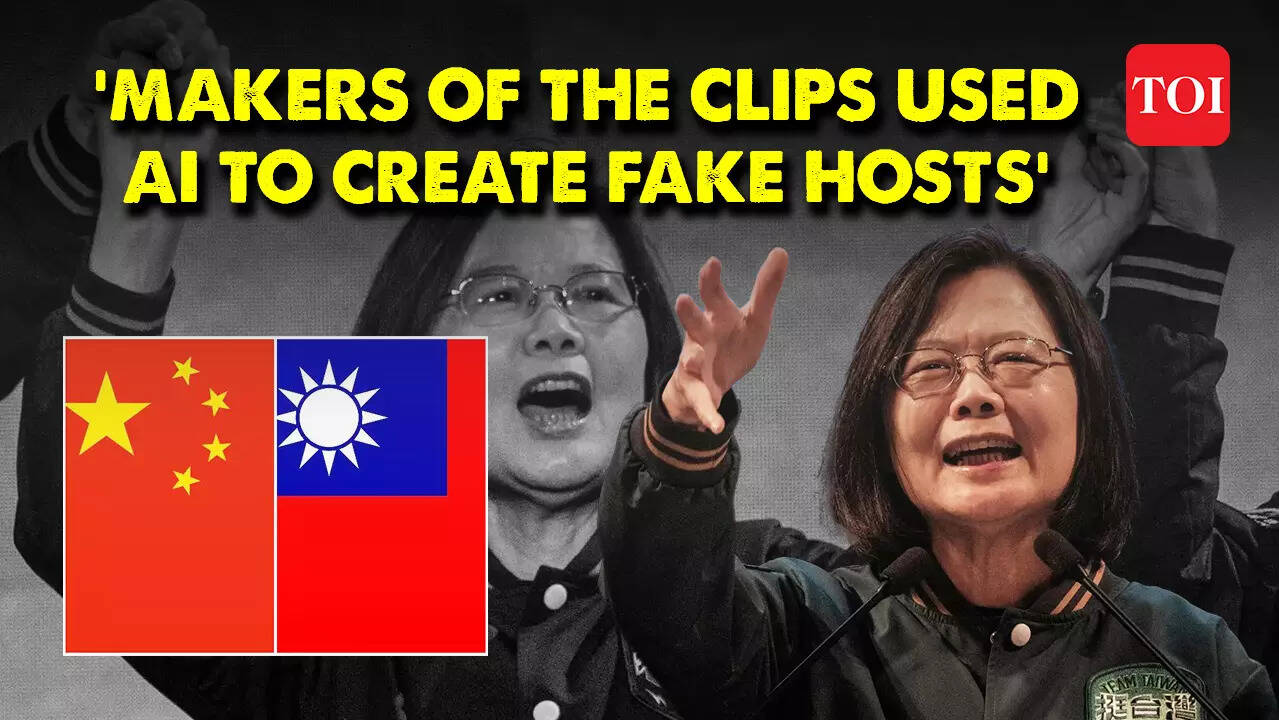 'China may be responsible for making and posting fake videos of Taiwan ...