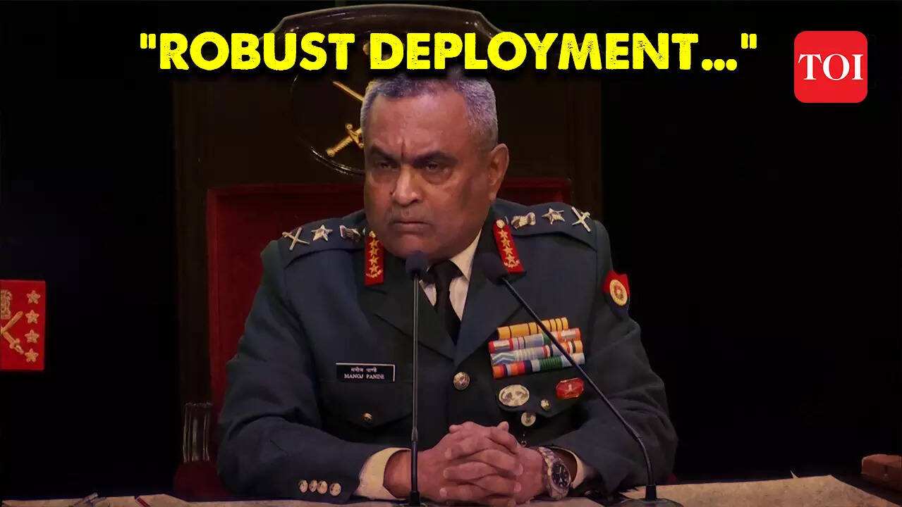 “robust Deployment…” Army Chief Gen Manoj Pande On India S Northern Border