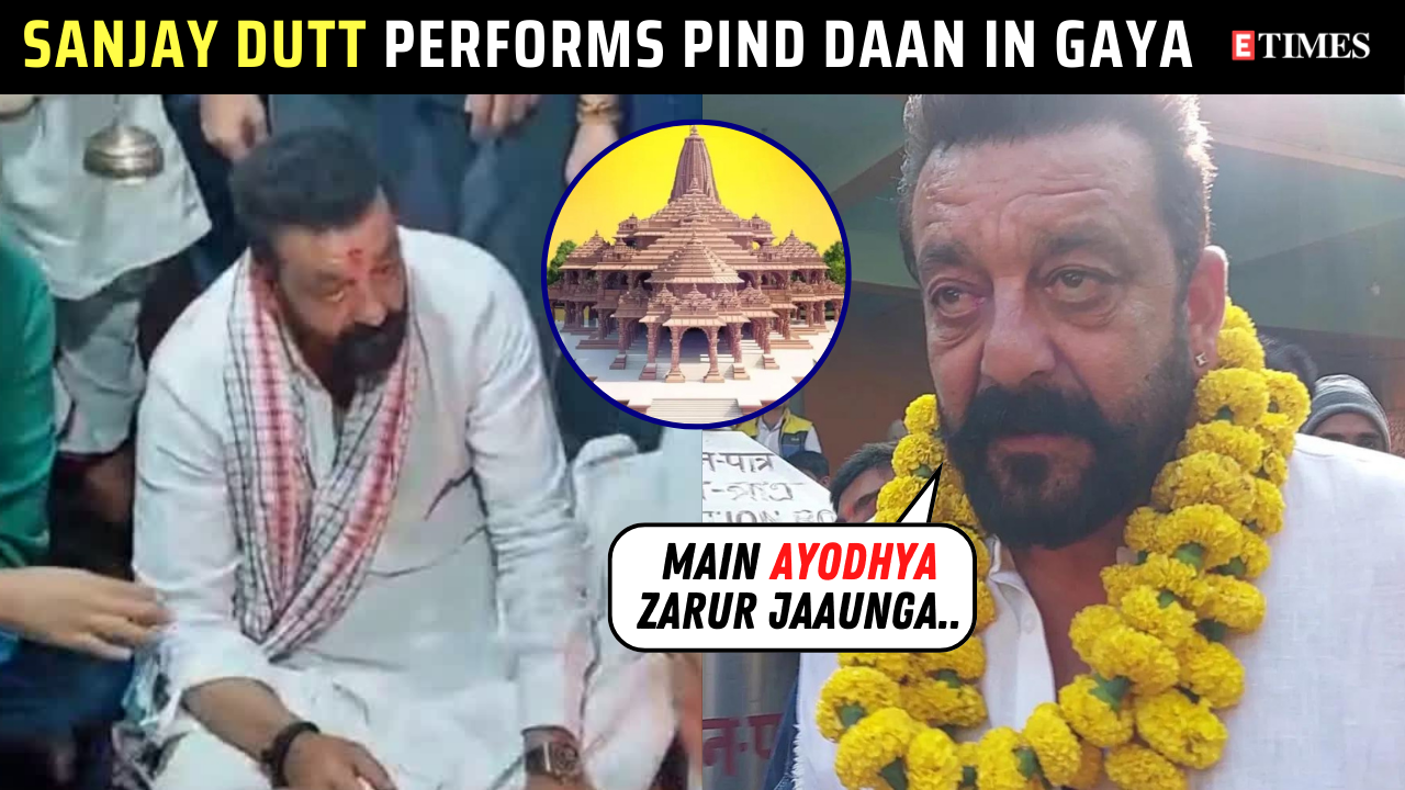 Sanjay Dutt visits Gaya to perform 'pind daan' for his parents, talks ...