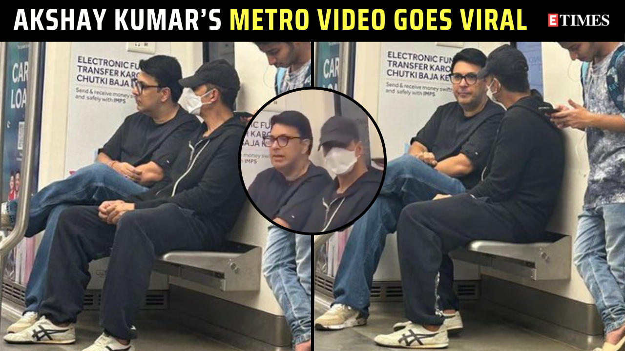 Akshay Kumar travels in Mumbai metro with Dinesh Vijan; video goes viral