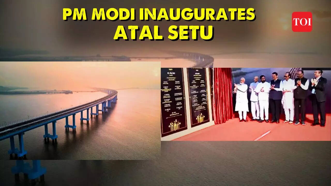 PM Modi inaugurates India’s longest sea bridge, Atal Setu in Maharashtra