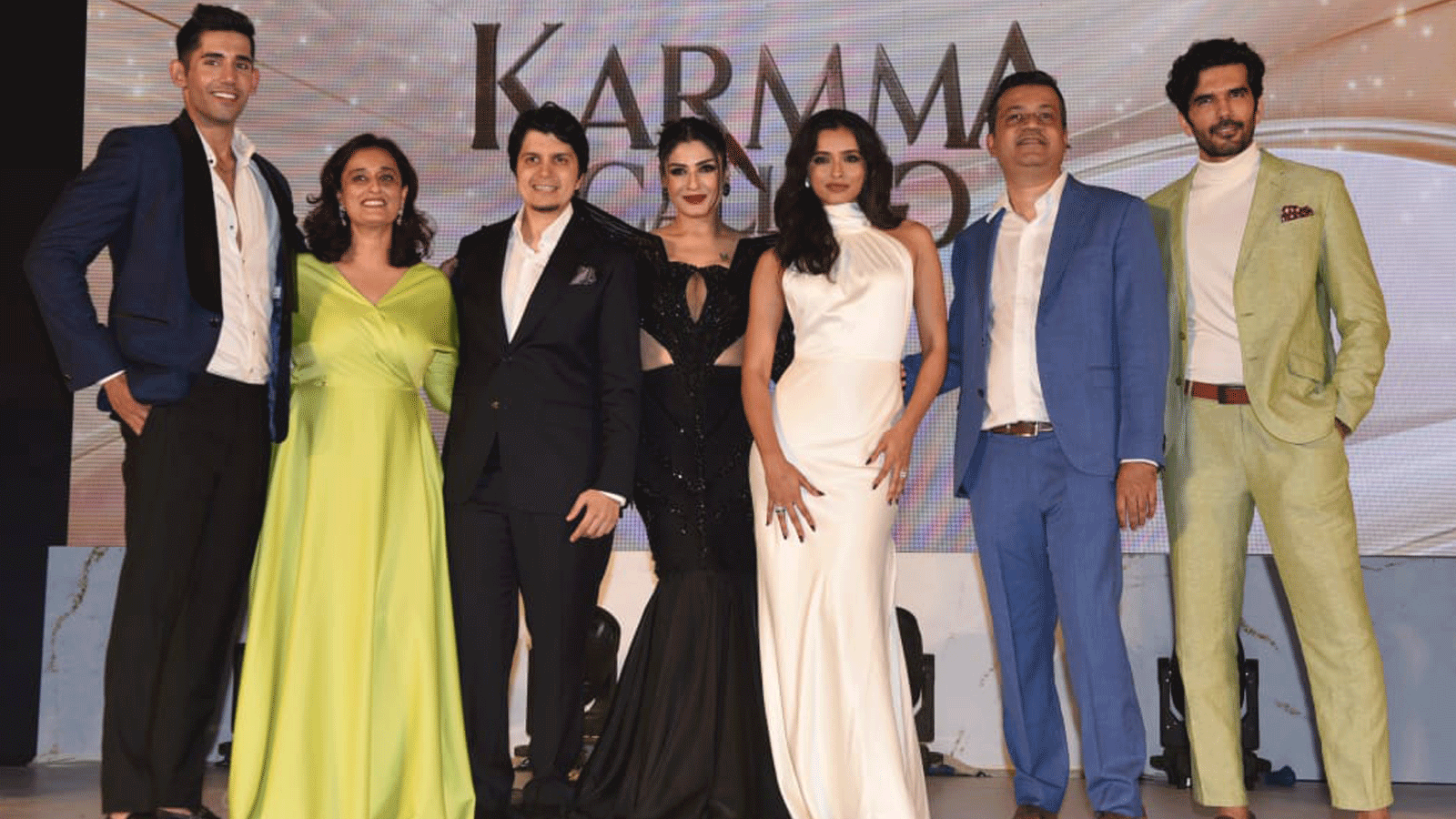 Raveena Tandon, Varun Sood, Namrata Sheth attend the trailer launch of ...