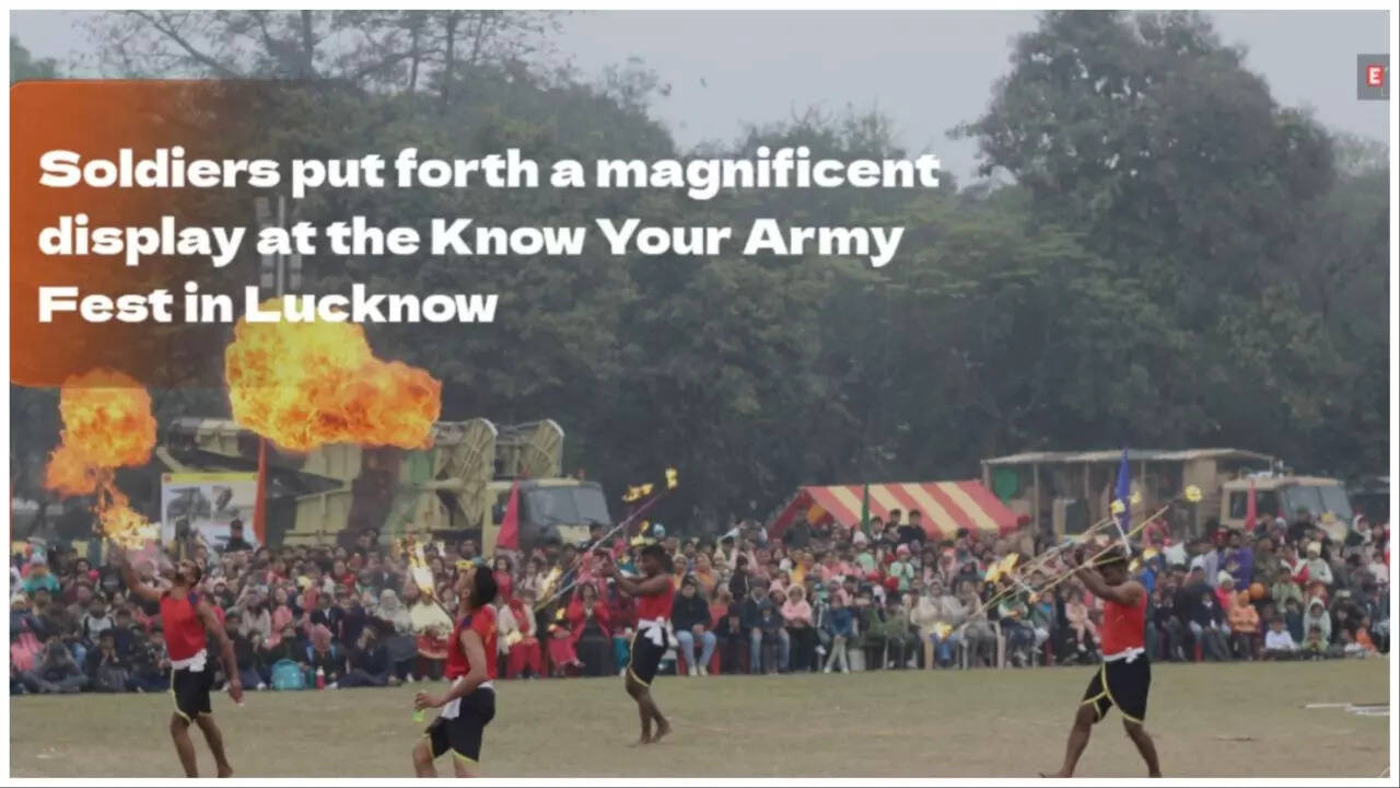 Soldiers put forth a magnificent display at the Know Your Army Fest in ...