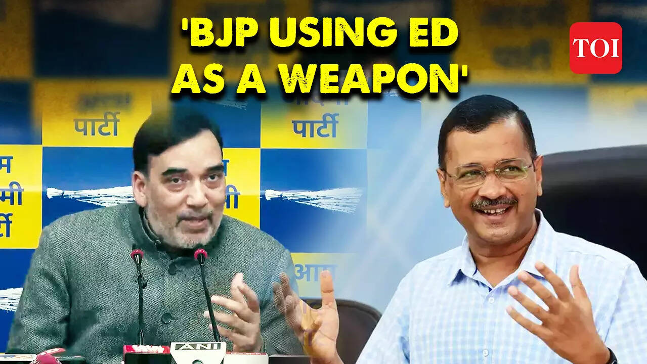 AAP’s Gopal Rai slams BJP after 4th ED summons to CM Arvind Kejriwal