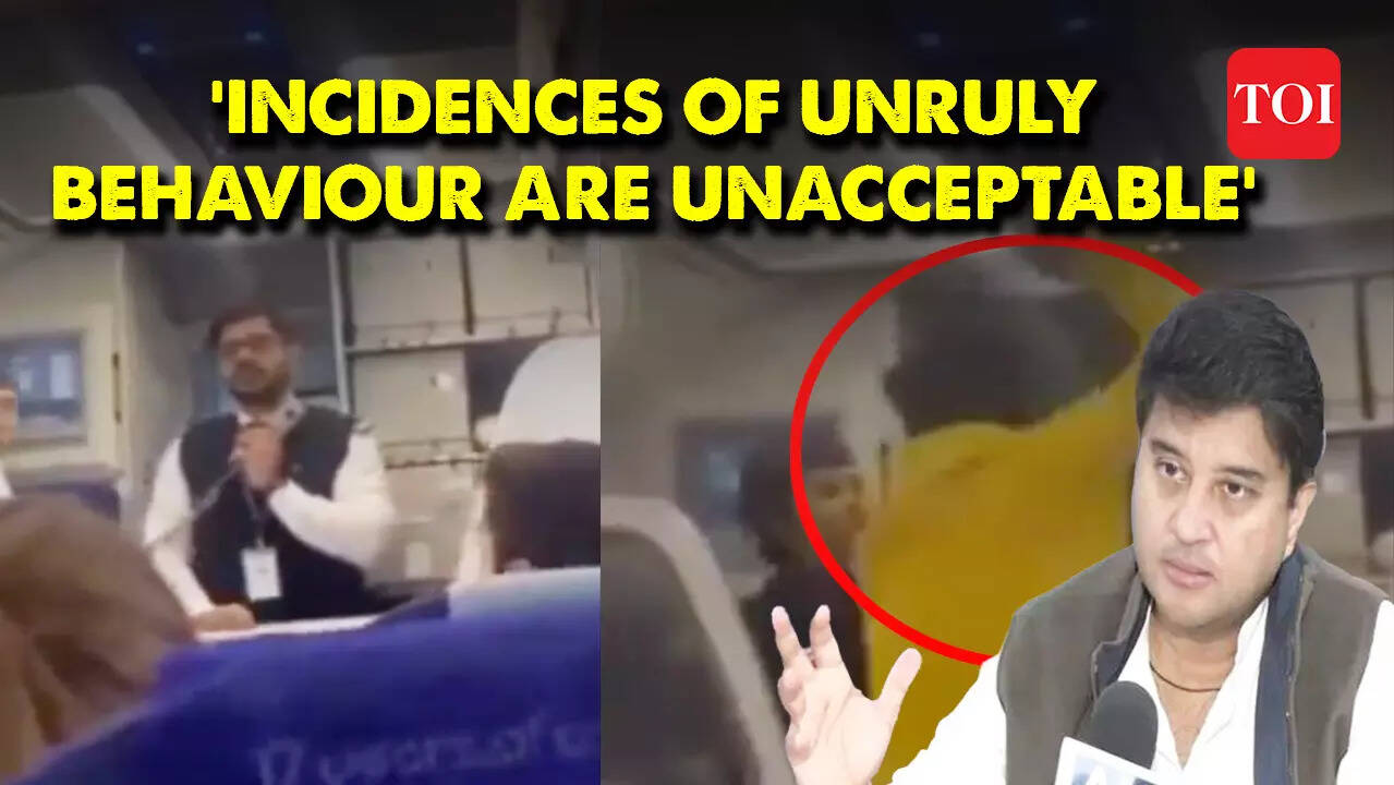 Scindia on flyer assaulting Indigo pilot: 'Incidences of unruly ...