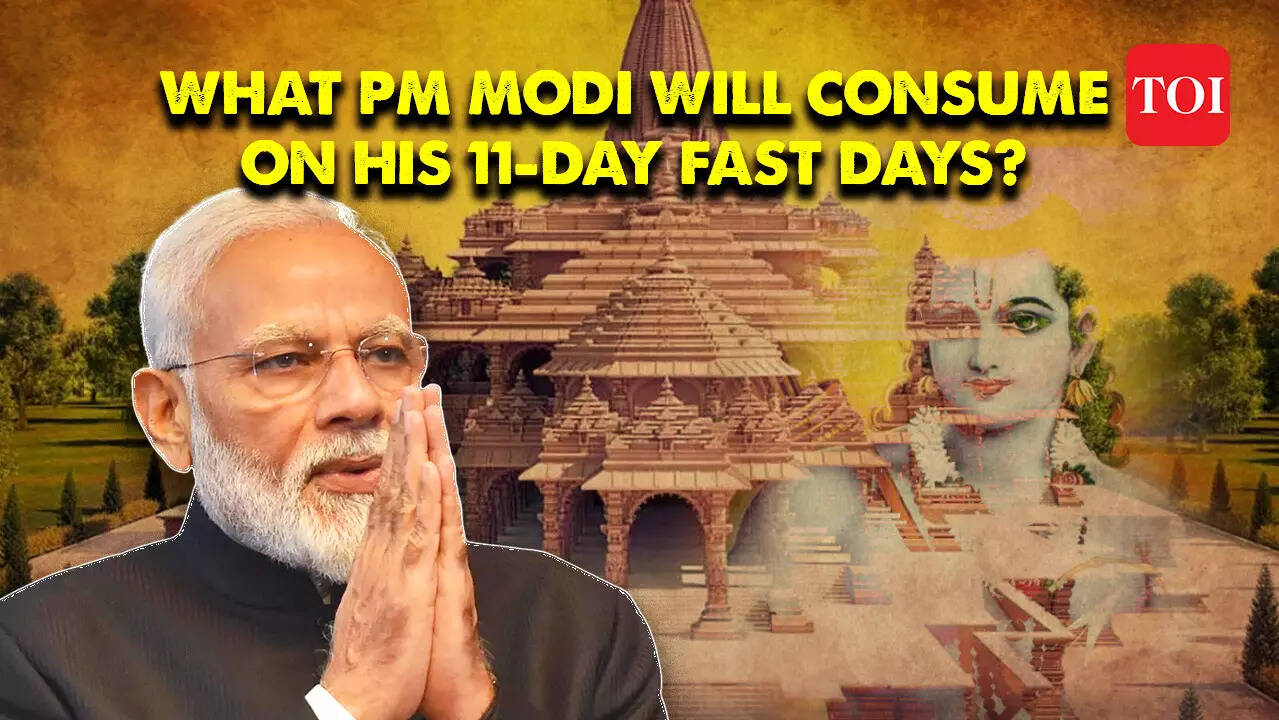 What PM Modi will have on his 11-Day fast before Ram Mandir pran ...